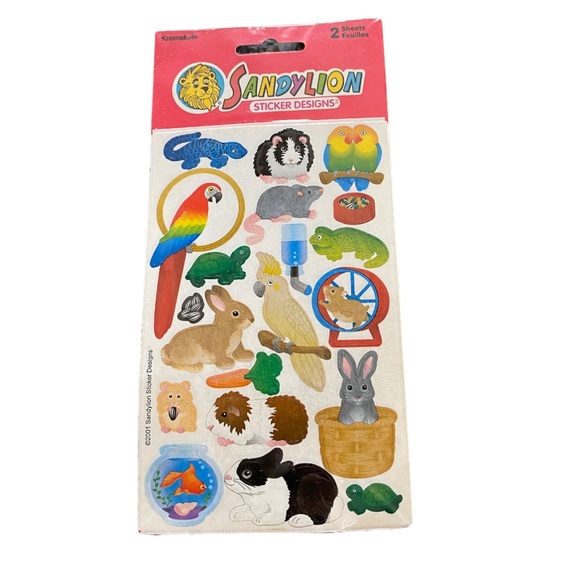 Office | Vintage Sandylion Sticker Design Featuring Pets | Poshmark